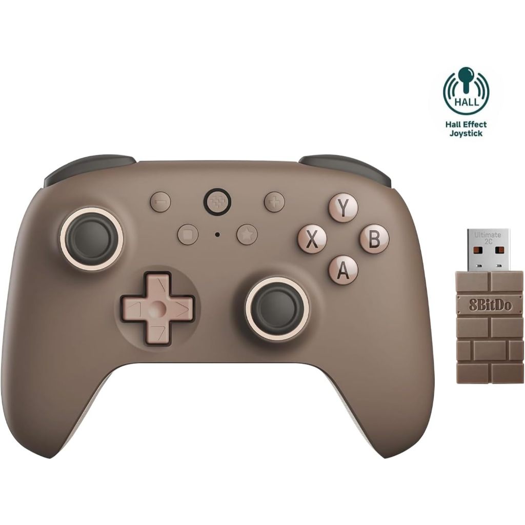 8BitDo - 2.4G sem fio Ultimate 2C para PC, Windows 10, 11, Steam Deck ...