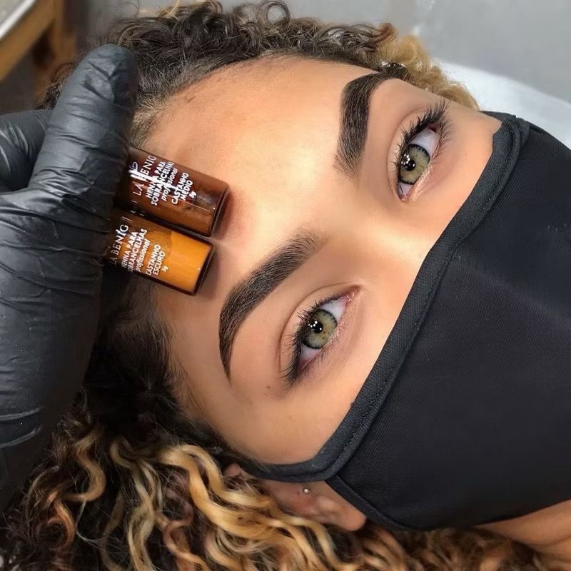 Henna para Sobrancelha La Benig 1,5g - TODAS AS CORES | Shopee Brasil