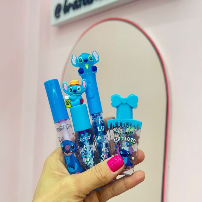 Stitch Gloss Labial Vários Modelos e Marcas Escolha o Seu | Shopee Brasil
