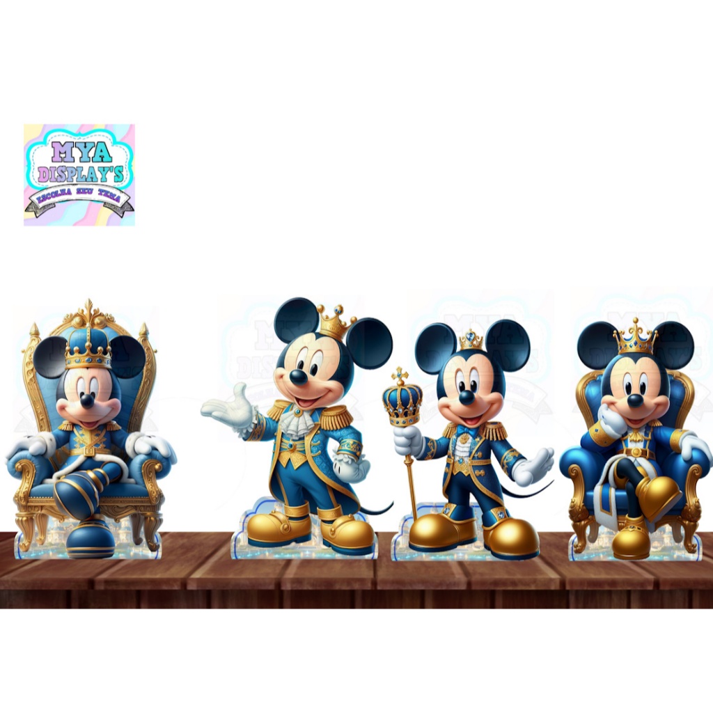 mickey realeza , displays KIT FESTA DISPLAYS . ENVIO RAPIDO | Shopee Brasil