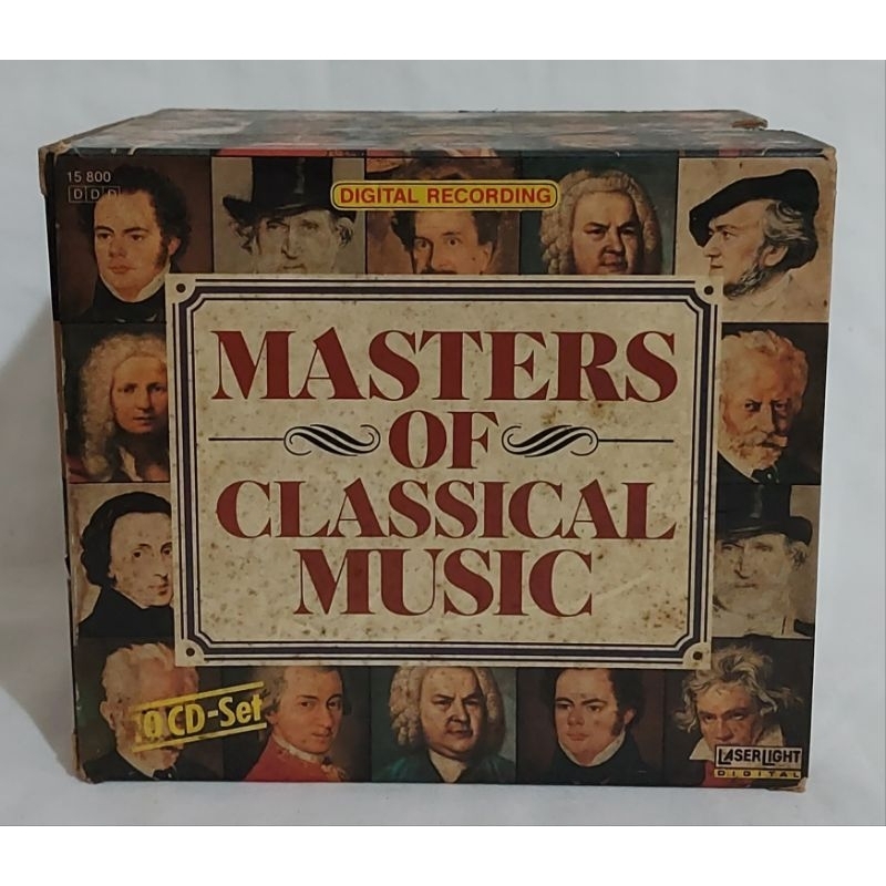 Box 10 cds Masters of Classical Music / Mozart / Beethoven / Bach ...