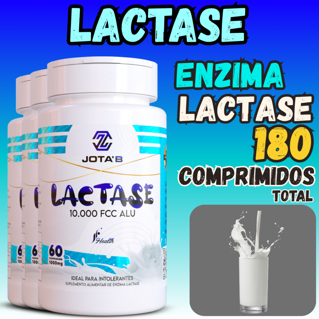 Suplemento de Lactase – 60 Comprimidos– Enzima Lactase – Permite a ...