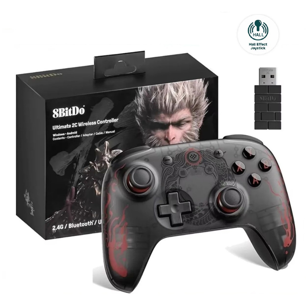 8Bitdo Ultimate 2C Wireless Controller Black Myth Wukong | Shopee Brasil