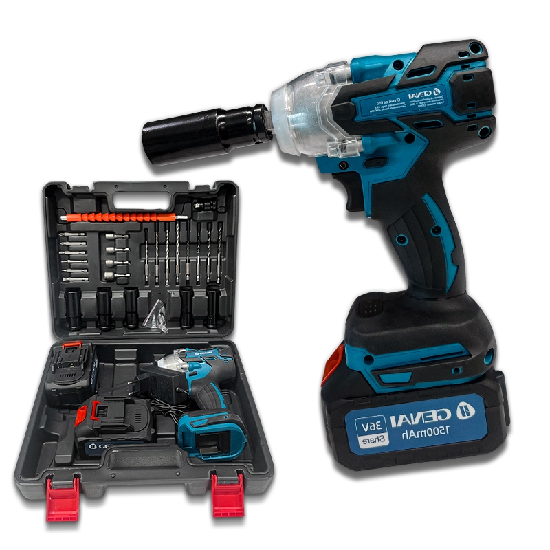 Chave De Impacto 21v 2 Bateria Brushless + 26 Acessorios Profissional BIVOLT MOTOR BRUSHLESS ...