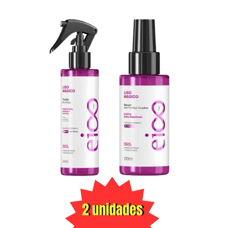 uso obrigatorio eico 200ml - eico liso magico -protetor termico ...