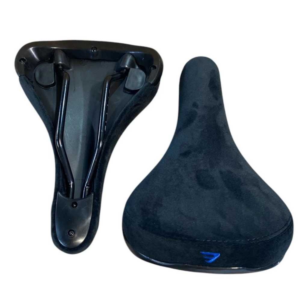 Banco Selim La Máfia Camurça Wheeling Grau Máfia Bikes | Shopee Brasil