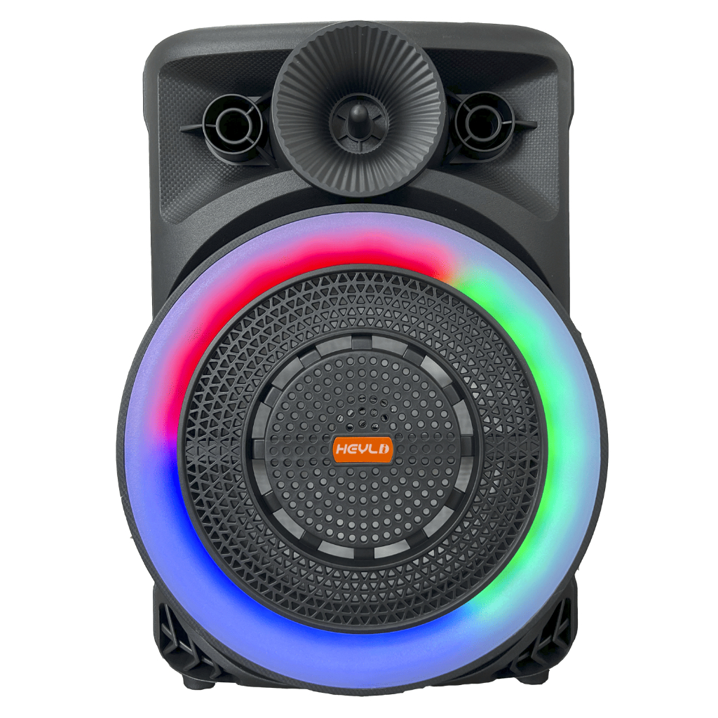 Caixa de Som Bluetooth Portátil Heyli HY-1130 2000W PMPO com LED RGB ...