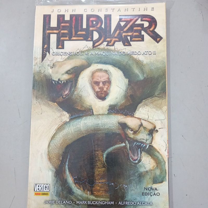 HQ JOHN CONSTANTINE HELLBLAZER ORIGENS VOL.4 A MÁQUINA DO MEDO ATO II | Shopee Brasil