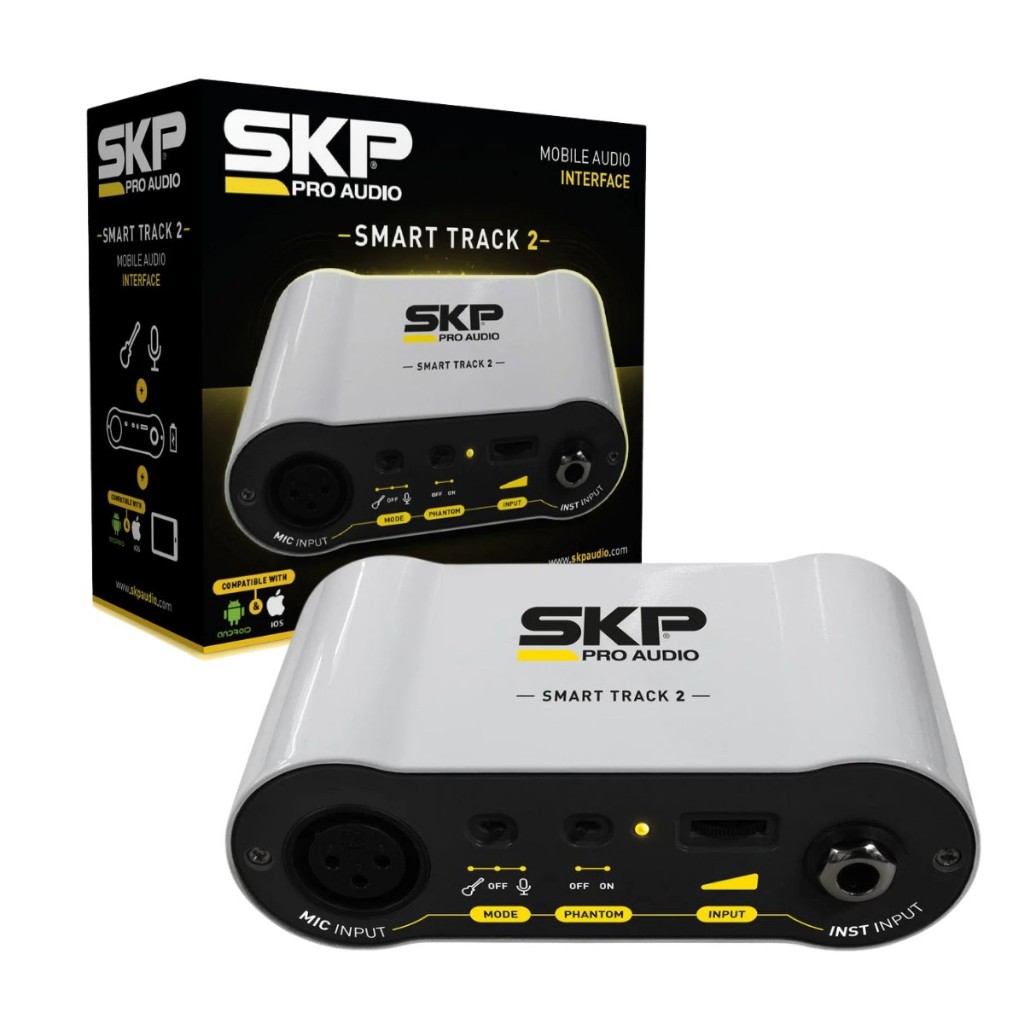 Interface de Áudio SKP Portátil Smart Track 2 | Shopee Brasil