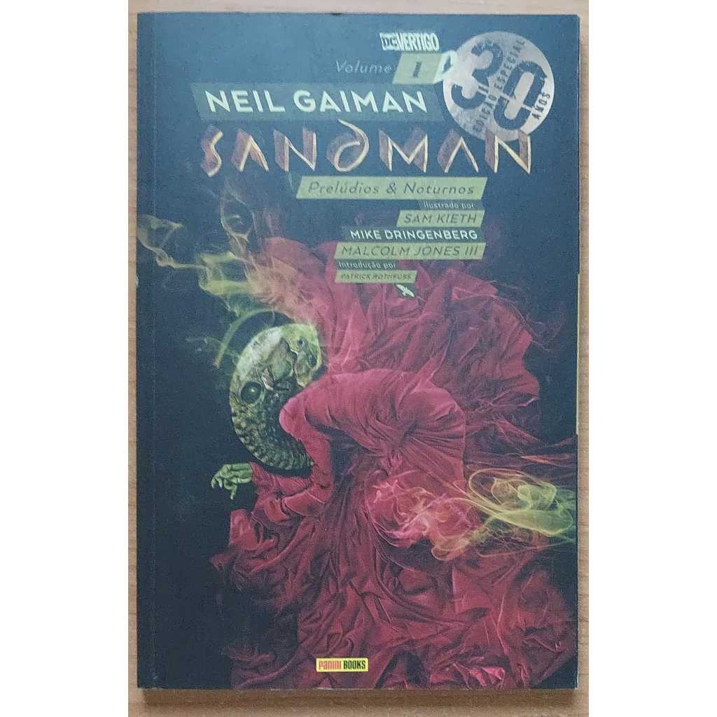 HQ - Neil Gaiman - Sandman Volume 1 Prelúdios Noturnos Edição Especial ...