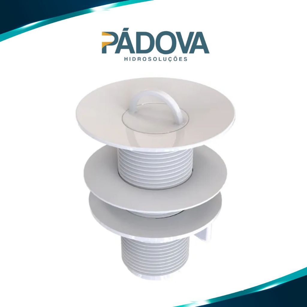 Válvula de Lavatório ABS 7/8 S/Ladrão S/Unho P/Tanque, Pia, Lavanderia ...