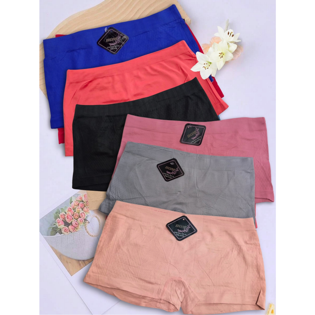 Kit 5 Calcinhas Box Feminina Calcinha Sem Costura Short Feminino Adulto Calcinha Boxer Cueca ...