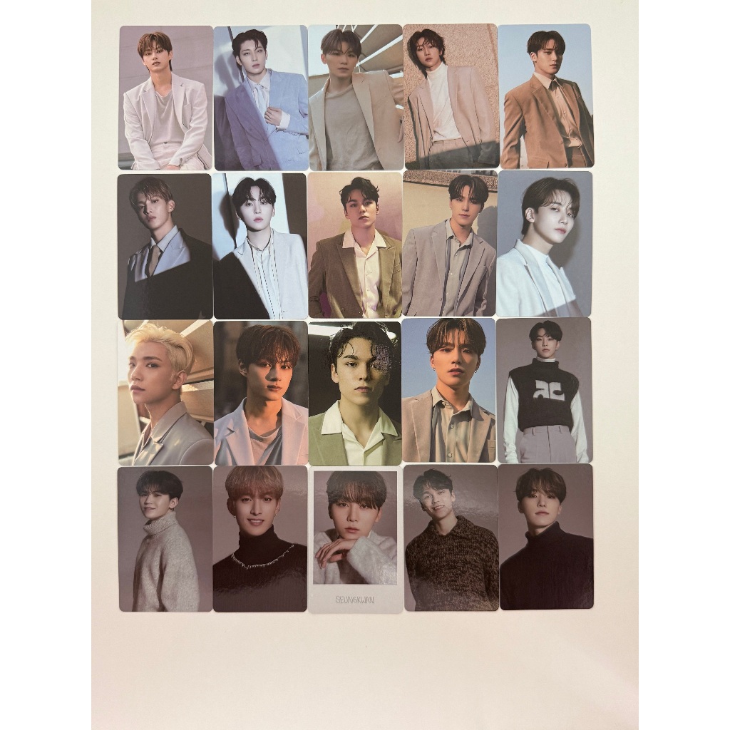 seventeen in-complete photocard trading cards original kpop | Shopee Brasil