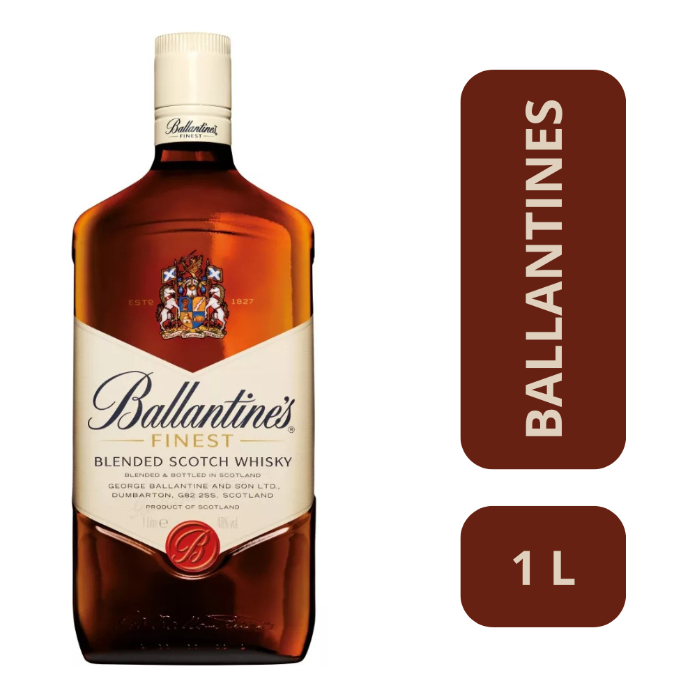 Ballantine's Finest whisky escocês 1L | Shopee Brasil