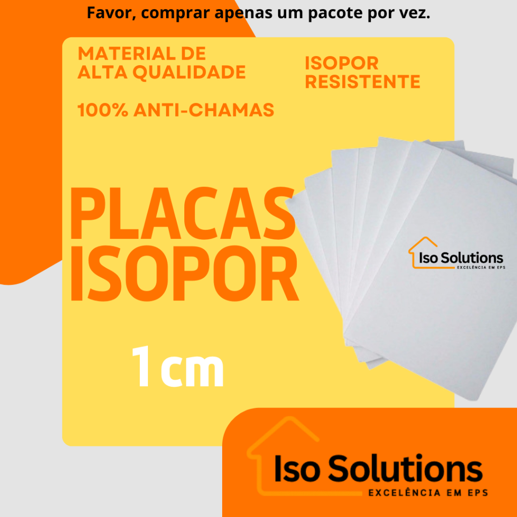PLACAS DE ISOPOR COM 10 MM (1 CM) DE ESPESSURA - 100 X 50 | Shopee Brasil
