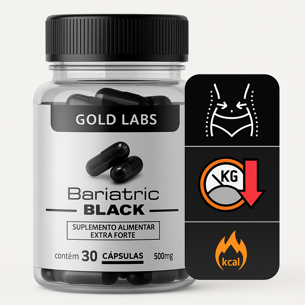 Baria-tric black- 30 caps 500mg gold labs- LANÇAMENTO | Shopee Brasil