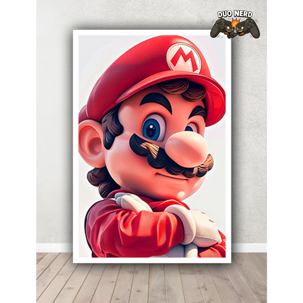 Poster Geek Nerd Fanmade Mario Bros | Shopee Brasil