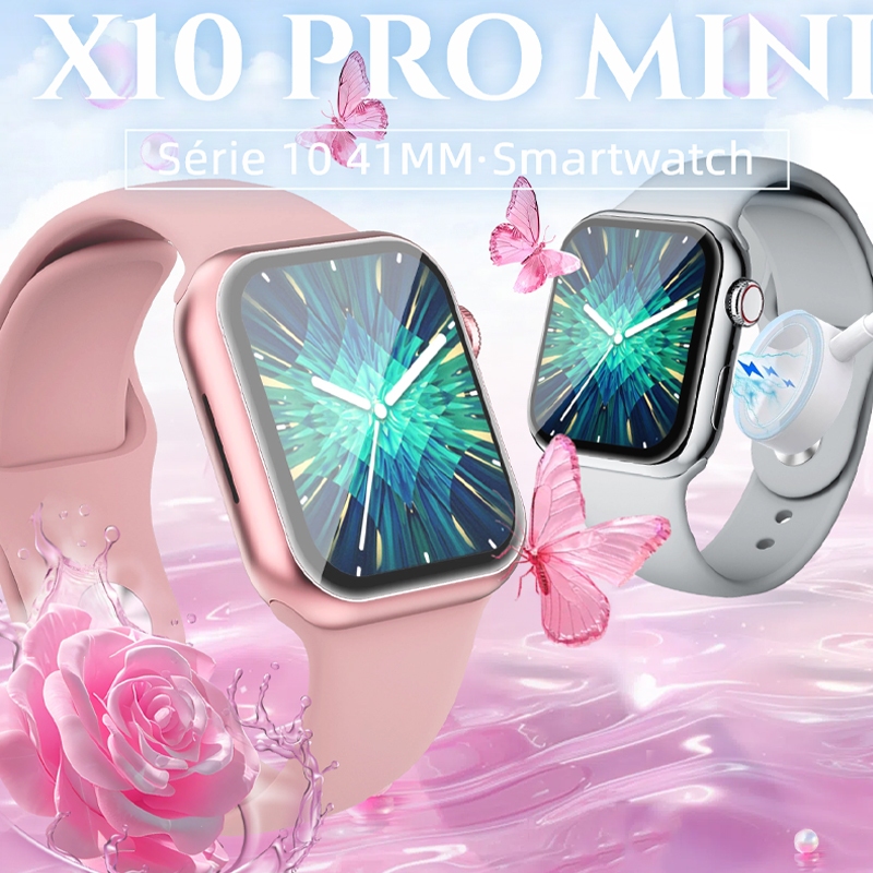 Smartwatch X10 Pro mini, Ultra mini 41MM Relógio inteligente NFC GPS ...