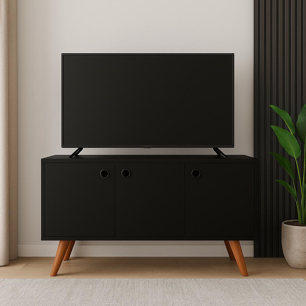 Aparador Multiuso Buffet Click Forte 3 Portas Organizador | Shopee Brasil