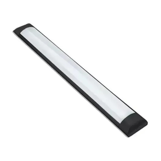 Kit 6 Lâmpada Led Linear Preto Tubular 18w Slim 0,60cm Oferta | Shopee ...
