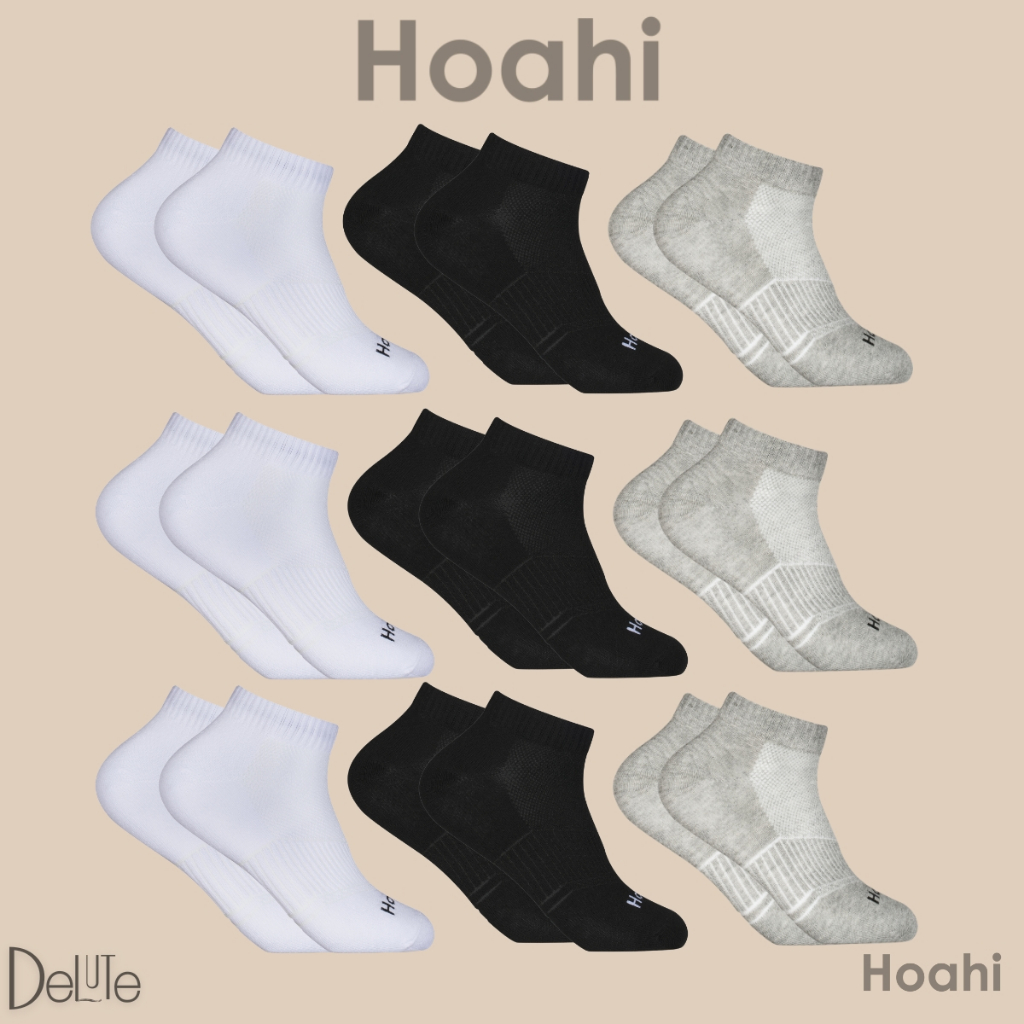 Kit com 9 Meias Cano Curto Hoahi Unissex Conforto, Durabilidade e Ideal ...