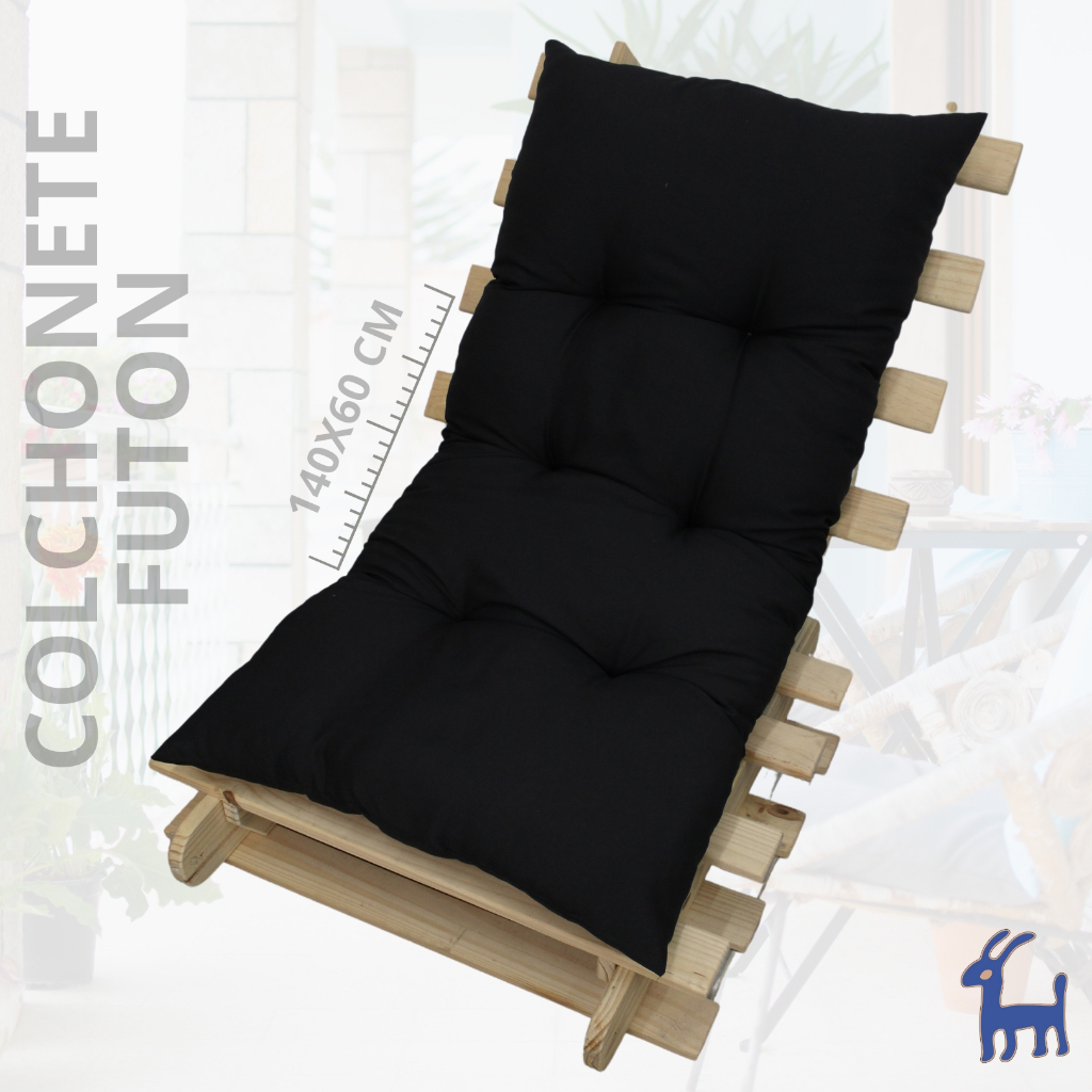 Colchonete Futon Dobrável Almofada Poltrona Portátil Solteiro Pallet ...