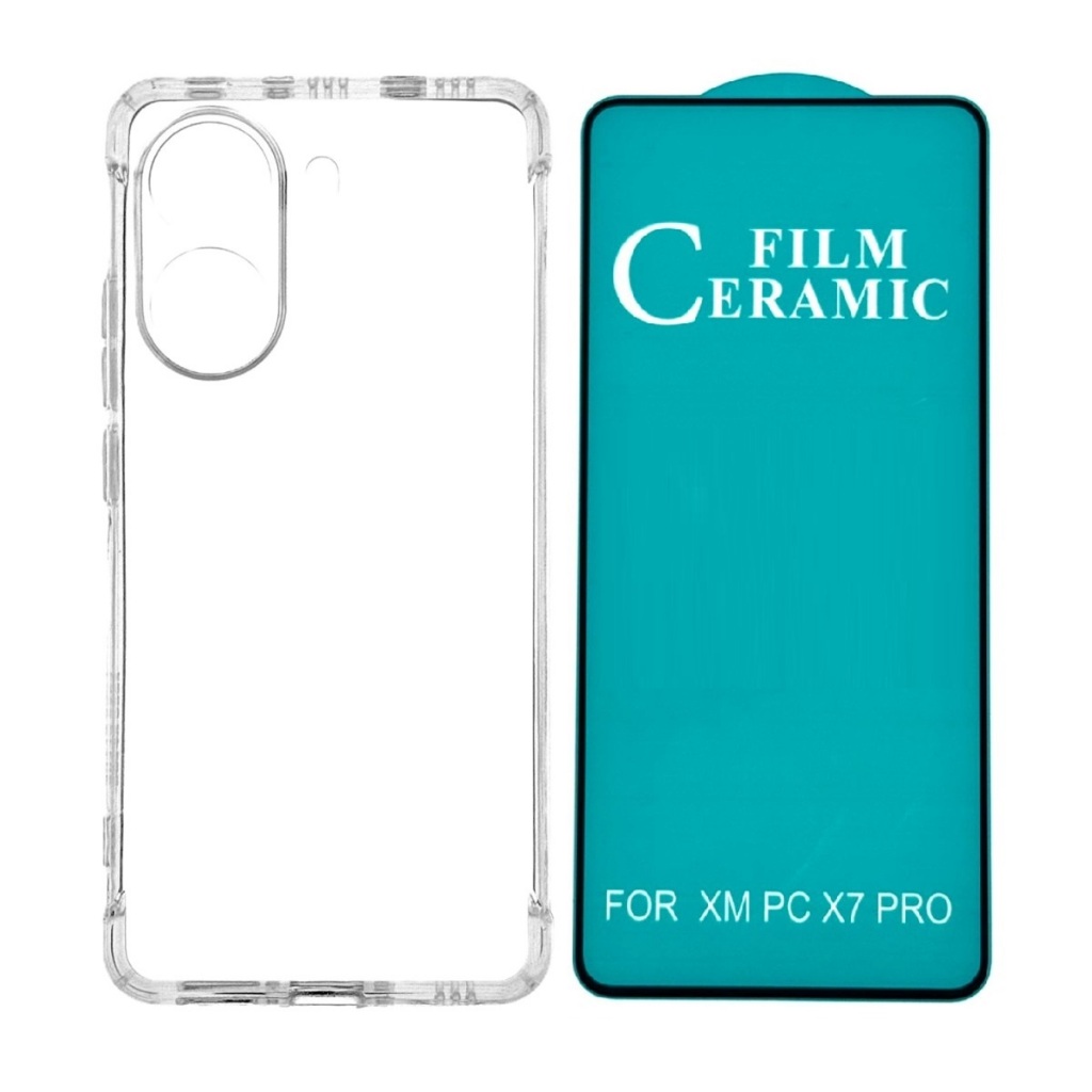Para Xiaomi Poco X7 Pro - Capinha Capa Anti Impacto Shock + Pelicula de Ceramica 9d | Shopee Brasil