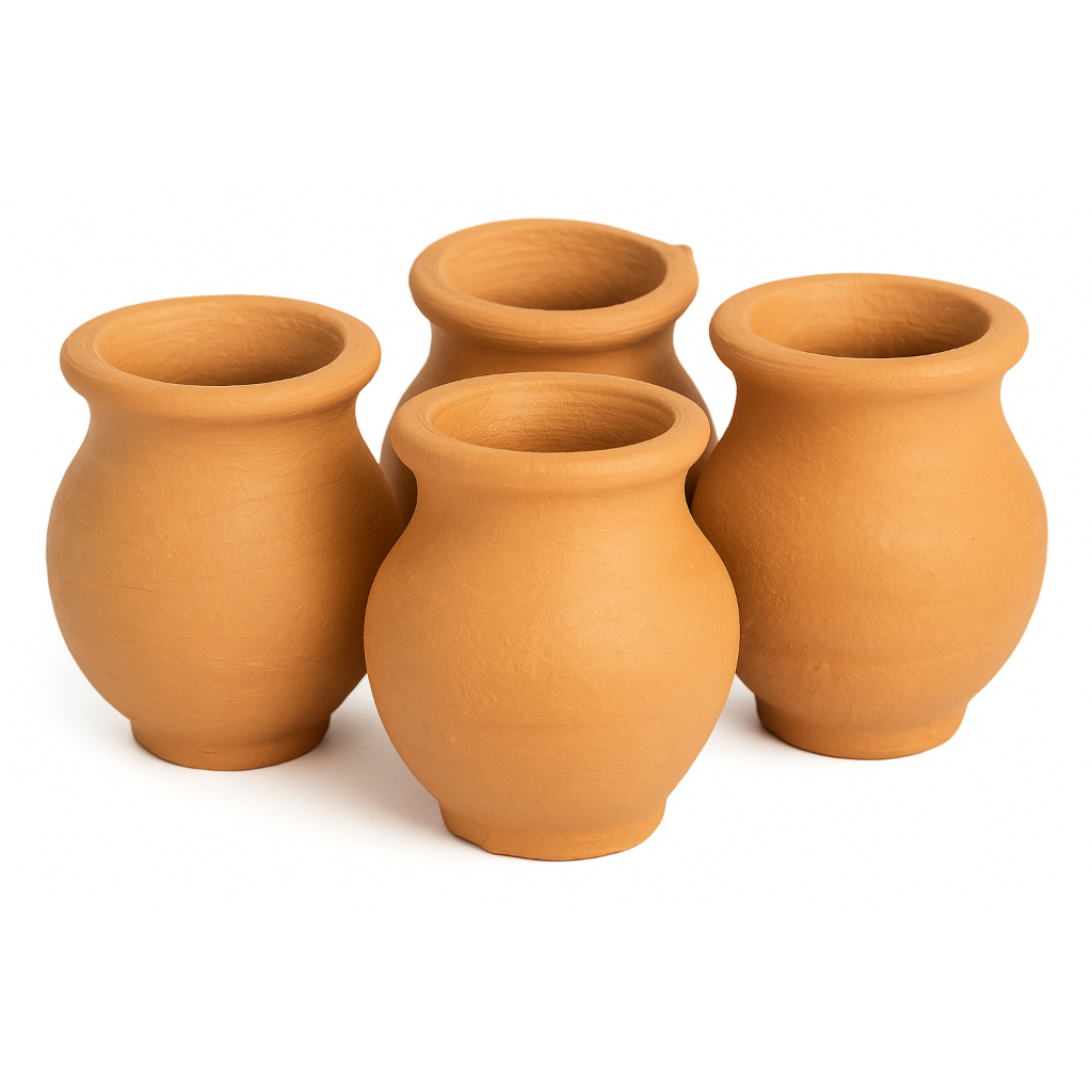 Vasos De Barro Pequeno Para Enfeite De Mesa 5x5cm estilo botijinha ...