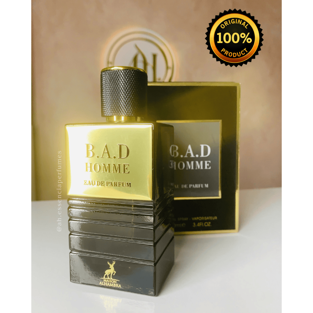 Perfume BAD Homme de Maison Alhambra original - 1ml, 2ml, 5ml e 10ml ...