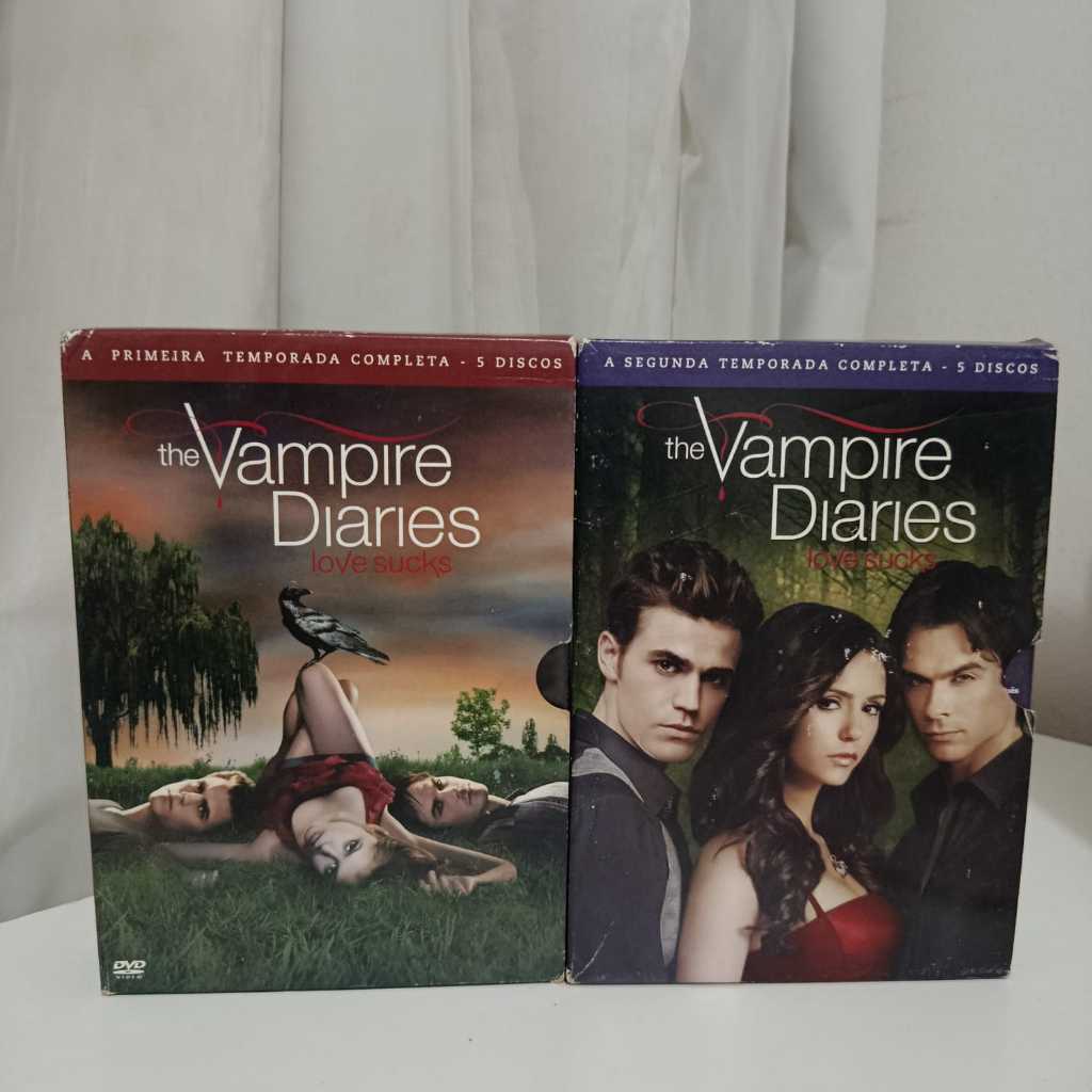 Primeira e segunda temporada The Vampire Diaries [Ver descrição ...