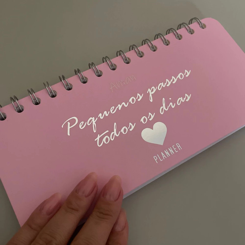 Planner Semanal Agenda Espiral (78 Folhas) Garante uma escrita macia ...