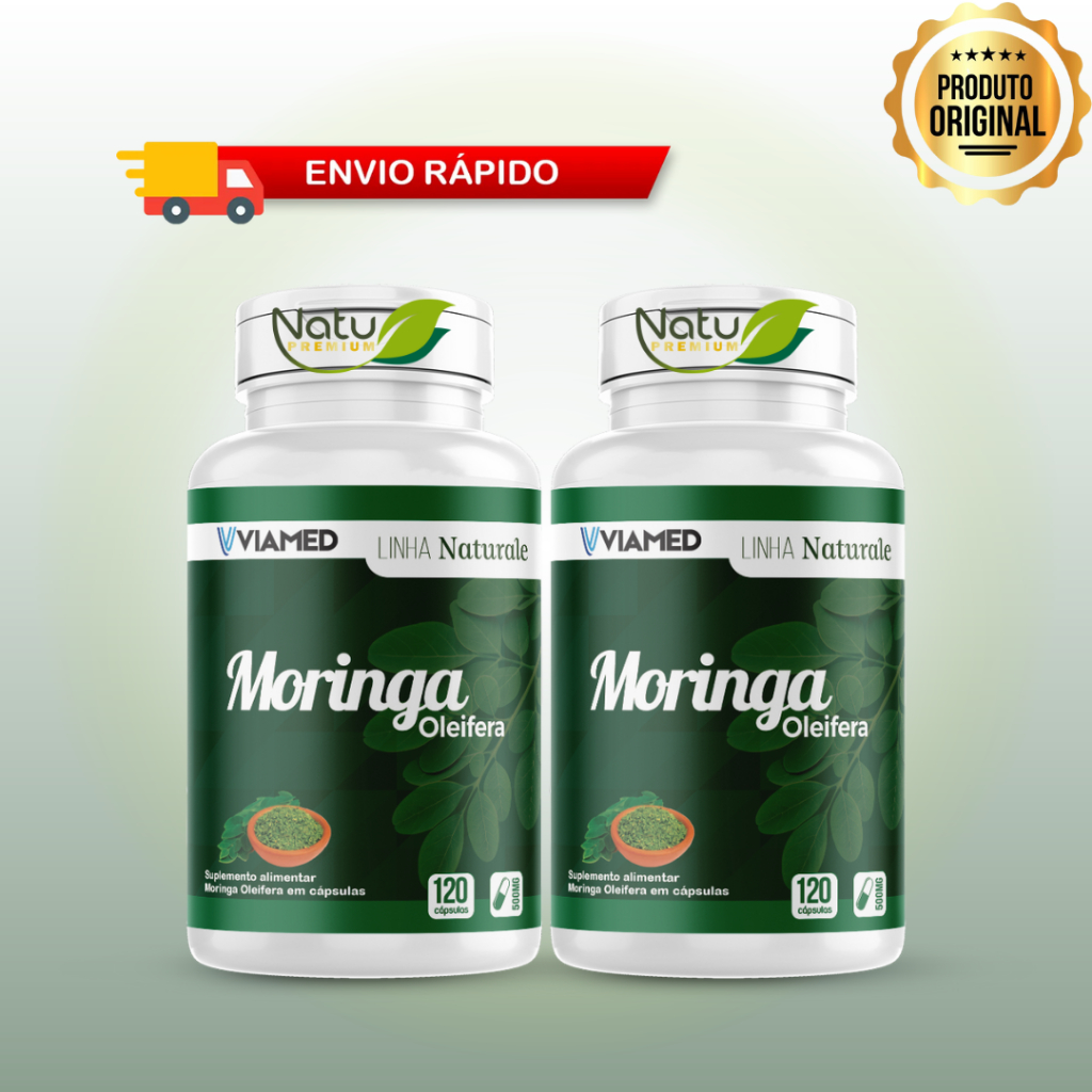 Moringa 100% Pura Oleifera 120 Cápsulas | Suplemento Natural | Planta ...