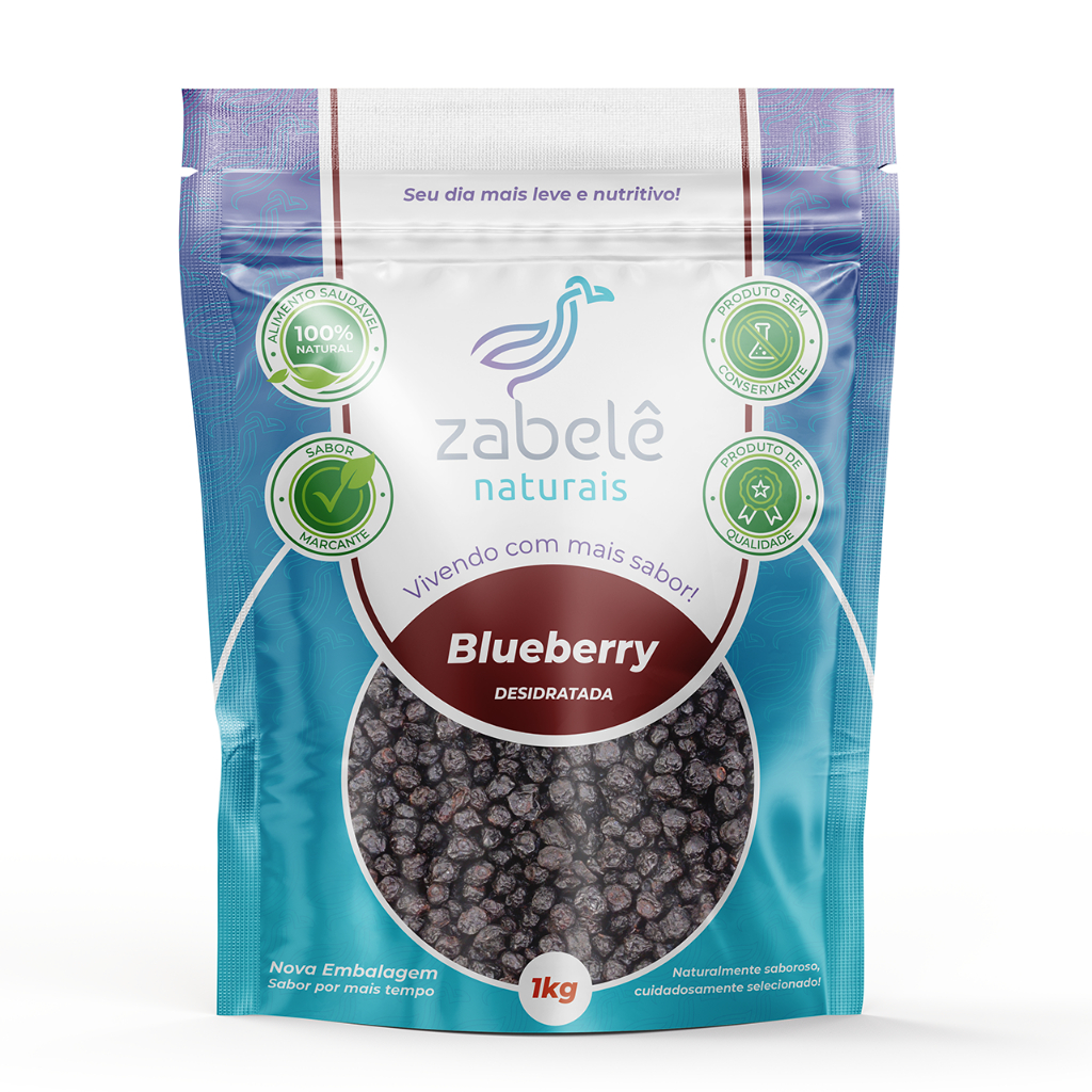 Blueberry Mirtilo Desidratado - 1Kg Zabelê Naturais | Shopee Brasil
