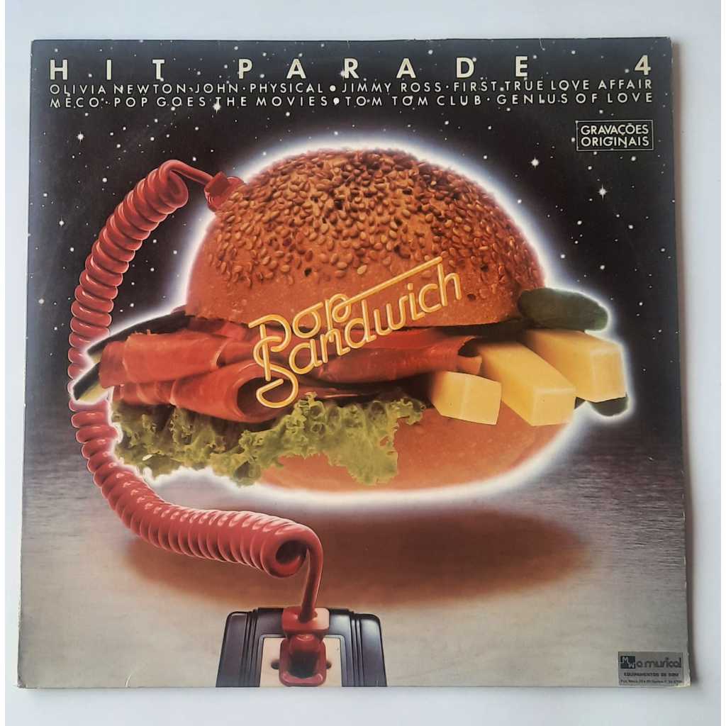 LP HIT PARADE 4 - 1982 - POP SANDWICH - LEIA A DESCRIÇÃO ATENTAMENTE ...