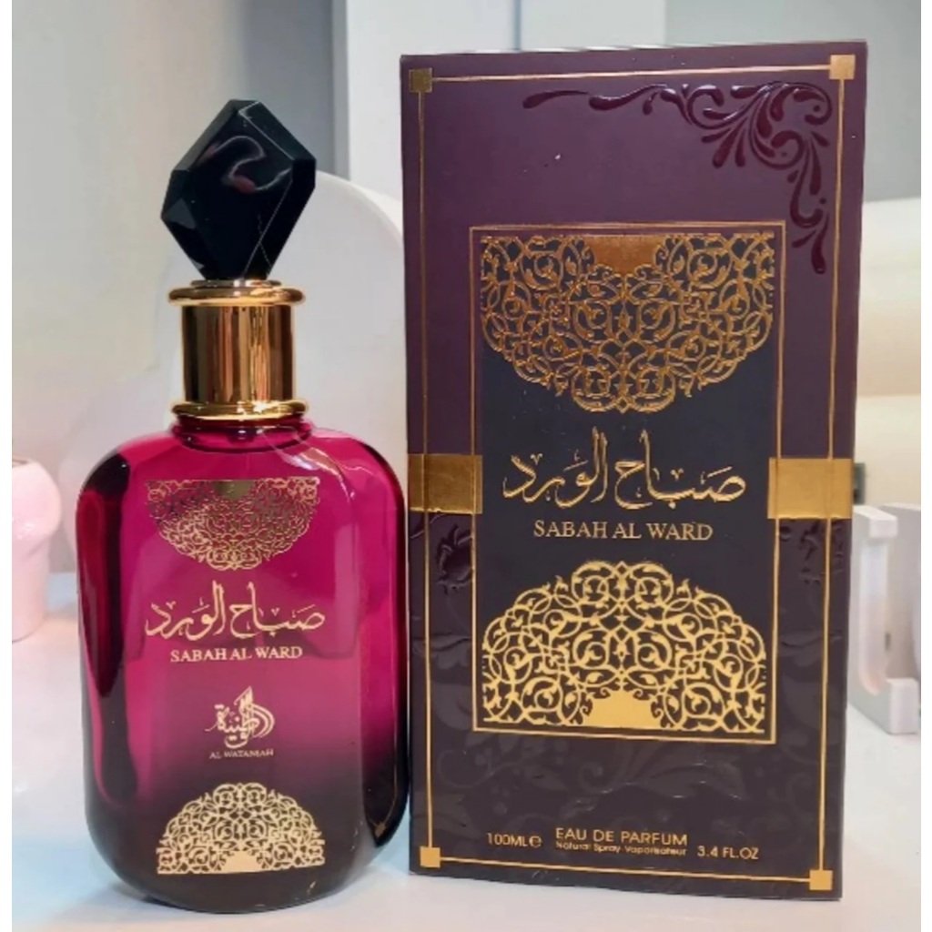 Perfume Árabe Sabah Al Ward Al Wataniah 100ml 100% Original | Shopee Brasil