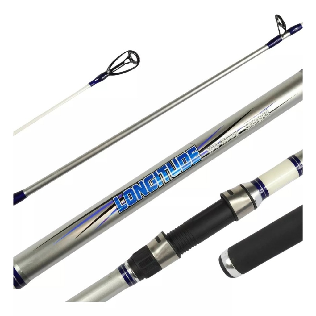 Vara De Pesca De Praia 4.20m Easy Cast Longitude - 3 Partes Lumis Vara ...
