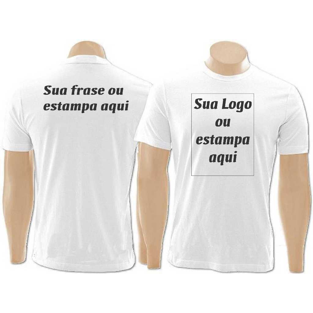 Kit 45 Camisetas Personalizada C/ Sua Estampa, logo, criatividade 2 ...
