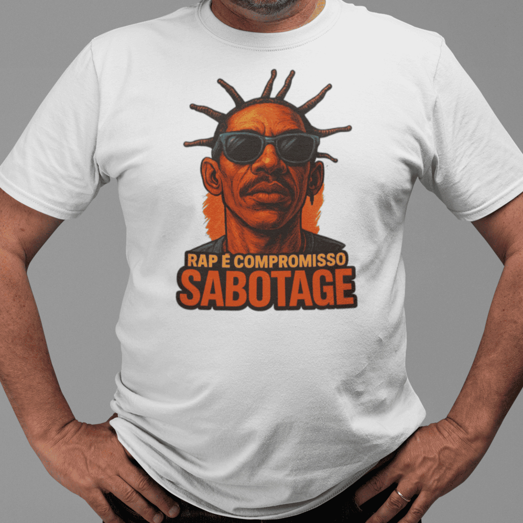 Camiseta Sabotage | Lenda do Rap Nacional | Fandom Art | Shopee Brasil