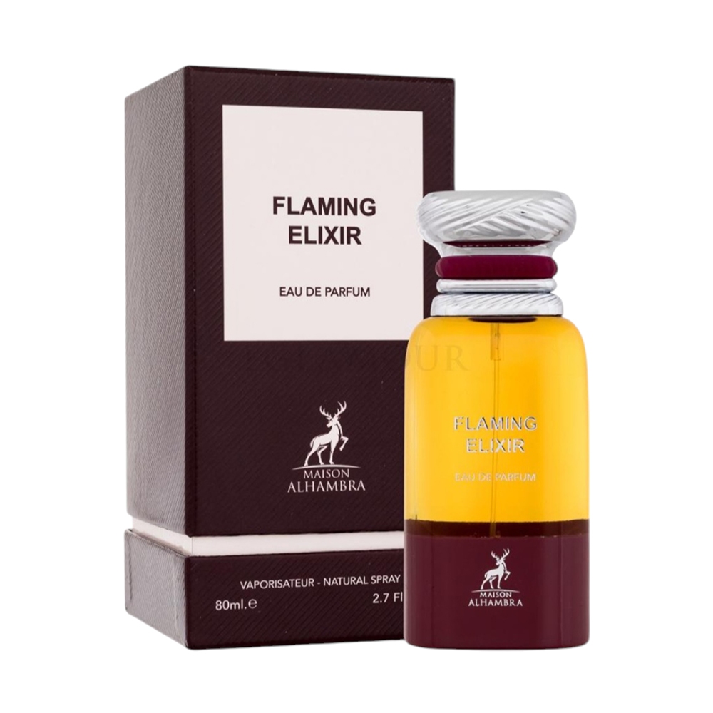 Perfume Maison Alhambra Flaming Elixir EDP Unissex 80ml | Shopee Brasil