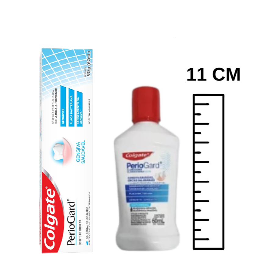 Kit PerioGard Pasta de Dente Creme Dental 90gr + Enxaguante Bucal 60ml ...