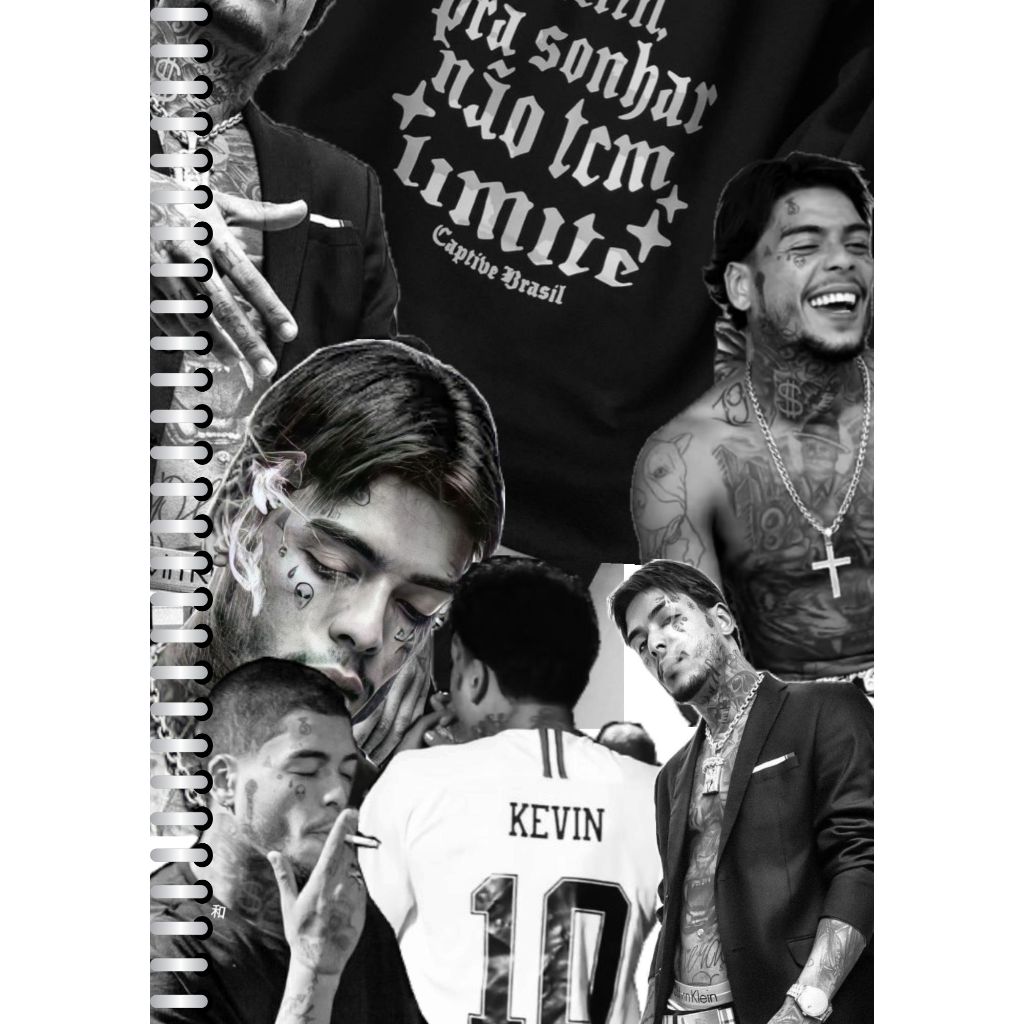 CADERNO 1 MATÉRIA MC KEVIN | Shopee Brasil