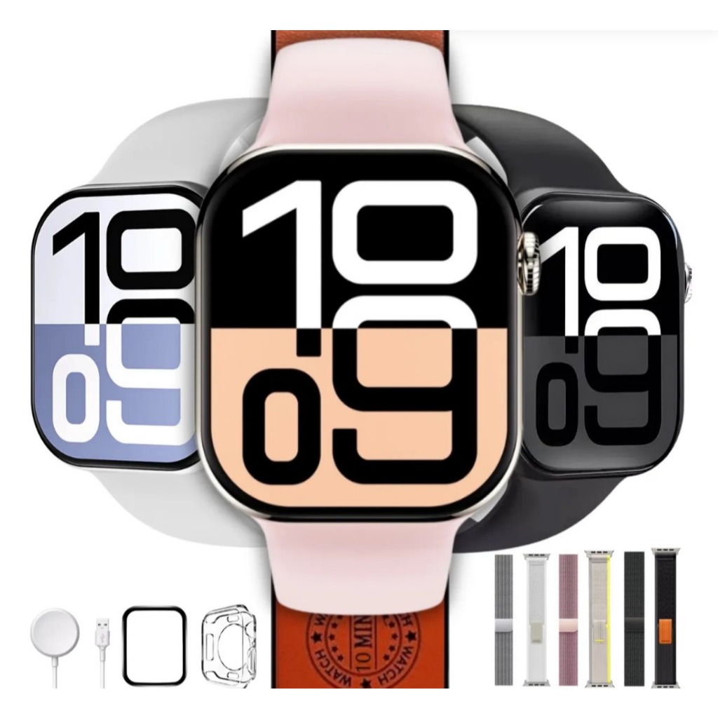 Relogio Smartwatch W10 PRO Mini 42mm Microwear Serie 10 Amoled CHAT GPT ...