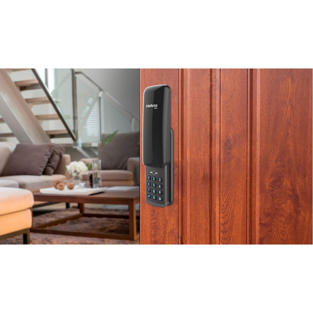 Fechadura Digital Para Uso Interno e Externo FR 10 Preto Intelbras ...