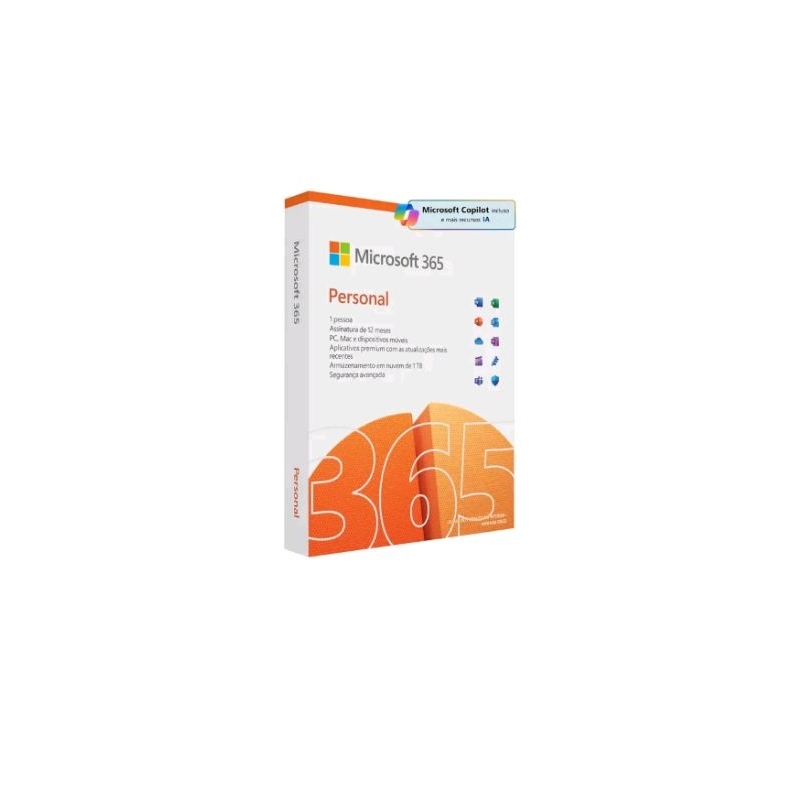 Microsoft 365 Personal Office 365 apps 1TB- 1 usuário assinatura anual ...