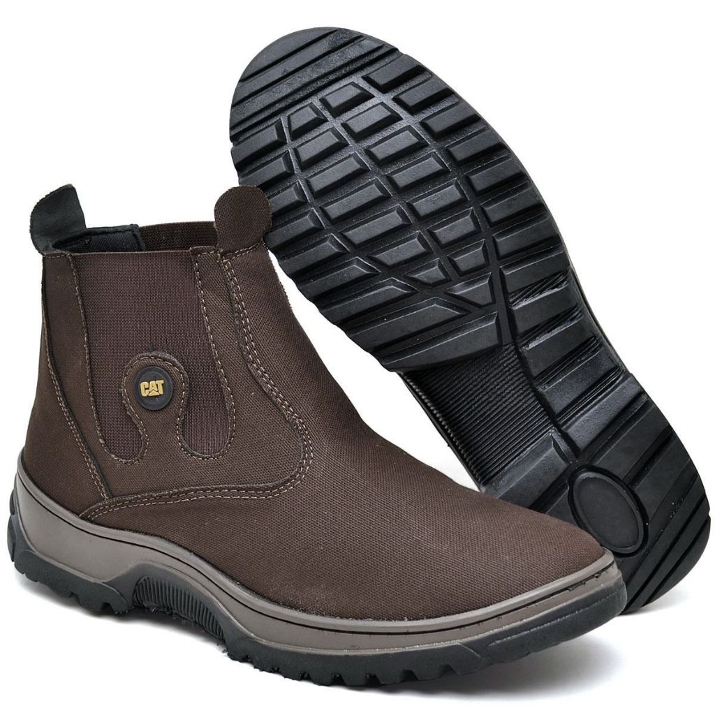 Botina CAT Masculina Resistente para Trabalho Original Caterpillar ...
