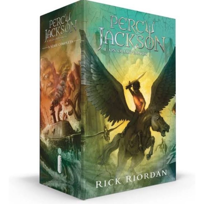 Box Percy Jackson e os Olimpianos edição antiga 5 volumes completo ...
