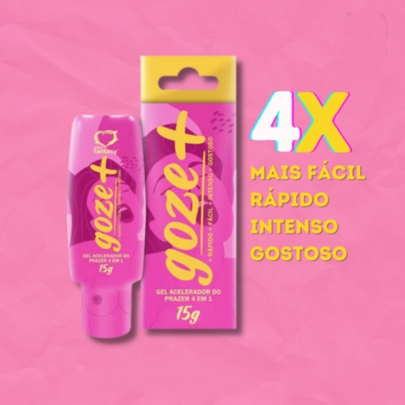 Excitante Feminino Goze Sexy Fantasy 15g – Gel Estimulante Íntimo Discreto | Shopee Brasil