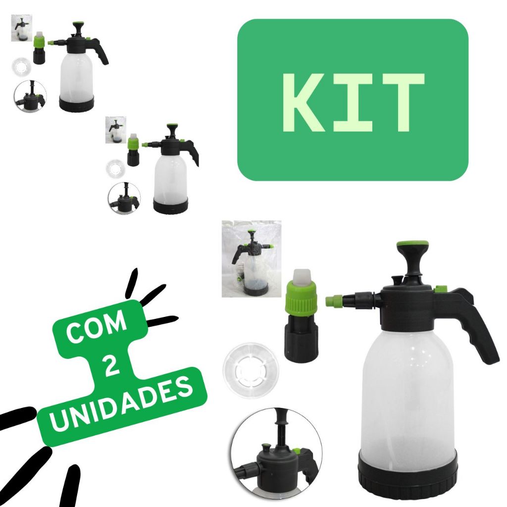 Snow Foam Manual Pulverizador 2 Litros Com Bico profissional | Shopee ...