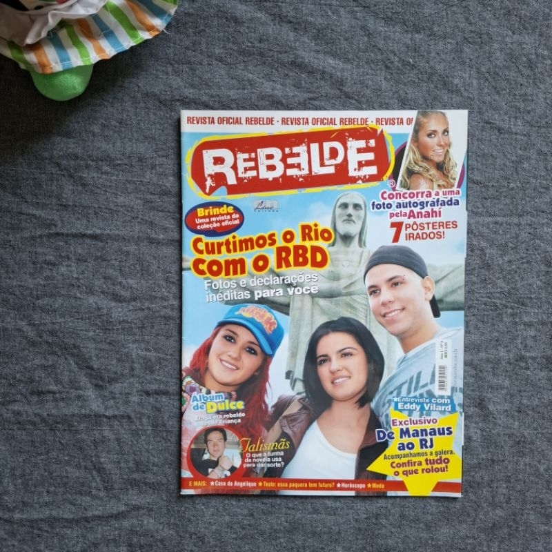 Revista Oficial Rebelde RBD (Número 6) ☆ Rebelde Mexicano | Shopee Brasil