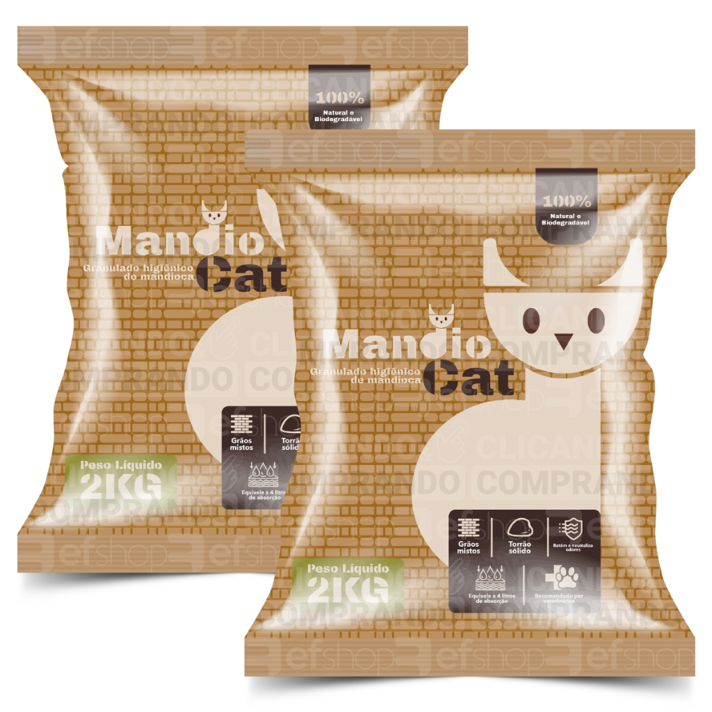 Areia Catbio Biodegradável 4 Kg - Max Clean - Grãos Finos - Miaucat | Shopee Brasil
